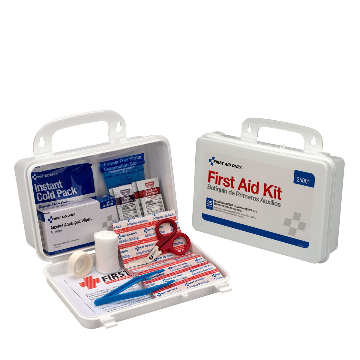 25001-005 First Aid Only 25 Person First Aid Kit, 112 Pieces - Sold pe ...