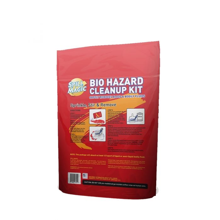 SM-BIOHAZARD First Aid Only Spill Magic Biohazard Cleanup Kit - Sold p ...